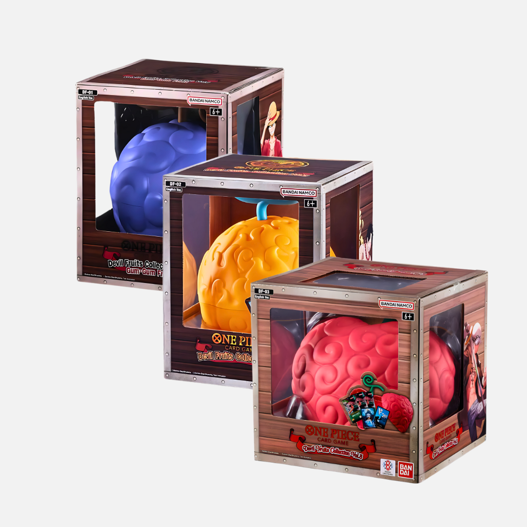 One Piece Card Game - Devil Fruits Collection Bundle Vol. 1 - 3 [DF-01 ...